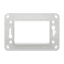 NU7103P - New Unica, fixing frame, plastic, 3 modules 1 gang ...