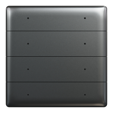 NUX6164_02_DG - Push button, Unica X, KNX, 8 key, dark grey, Supply KNX ...