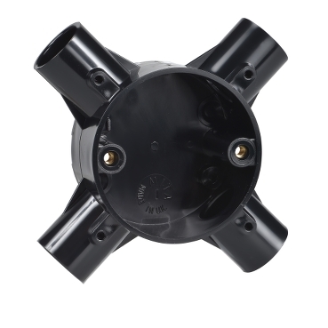 25CJB6B - 4-way intersection box - for 25 mm conduit - black ...