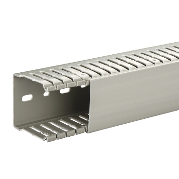 3911160 - slottted trunking - 60 x 25 mm - 2 m length - grey colour ...