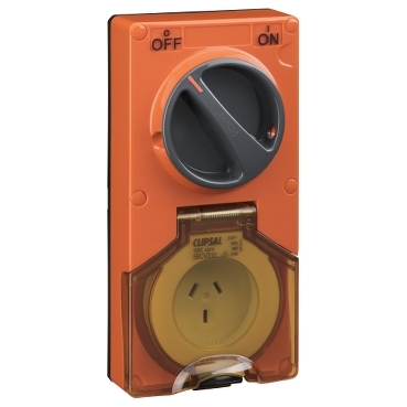 56CV310LE-RO - Switched Socket, Clipsal - 56 Series, Vertical IP66 3 ...