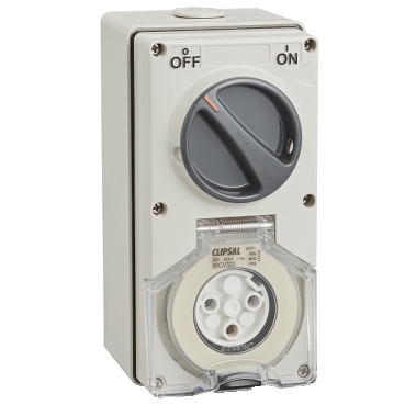 56CV320-GY - Switched Socket Outlet, Clipsal - 56 Series, 250V, 20A, 3 ...