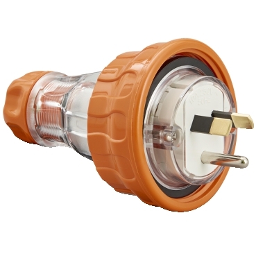 56P310SL-EO - Plug Top, Clipsal - 56 Series, Straight, 3 PIN, 10A, 250V ...