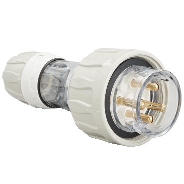 56P410-GY - Straight Plug, Clipsal - 56 Series, IP66, 500V 10A - 4 ...