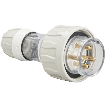 56P420-GY - Straight Plug, Clipsal - 56 Series, IP66, 500V 20A - 4 ...