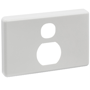 C2015VC-WE - Socket Outlet Cover Plate, Classic C2000 Series, Vertical ...