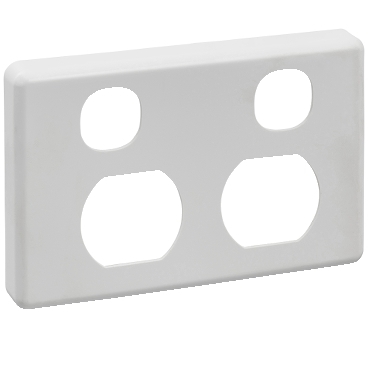C2025VC2-WE - Socket Outlet Cover Plate, Classic C2000 Series, Vertical ...