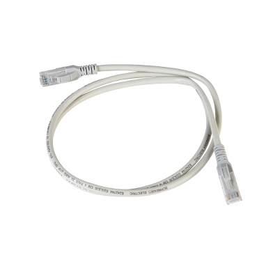 DCEPCURJ01GYM - Category 5e, Patch Cord, UTP, 1M, Grey | Schneider Electric UK