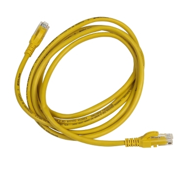 DCEPCURJ02YLM - Category 5e, Patch Cord, UTP, 2M, Yellow | Schneider ...