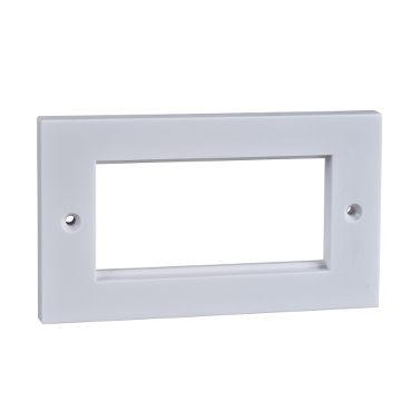 GEURO4 - Exclusive Square edge white moulded - plate - 4 modules - set ...