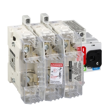GS1GU3 - switch-disconnector fuse body GS1 3 poles - UL 60 A - fuse size J | Schneider Electric USA