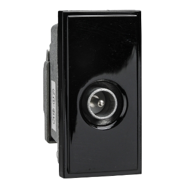 GUE7012B - TV/FM socket, Ultimate Slimline, mechanism, IP20, black ...