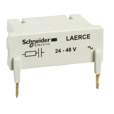 LAERCE - Suppressor module,Easy TeSys Control,RC circuit,24...48 V ...