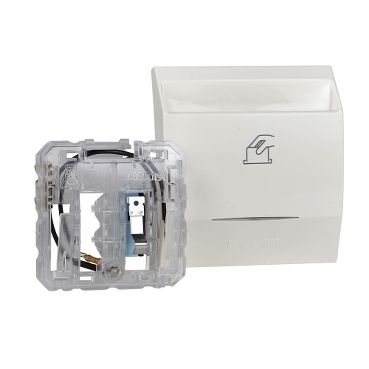 MGU3.283.25 - Unica - key card switch - 10 A - 230 VAC - 2 m - ivory ...