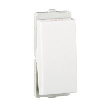 P11201 - Switch, Livia, 1-way, 20A, 1 module, IP2X, with indicator lamp ...