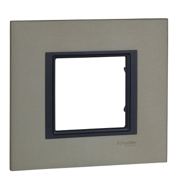 MGU68.002.7A2 - Unica Class - cover frame - 1 gang - apple aluminium ...