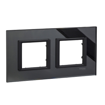 MGU68.004.7C1 - Placa modular Unica Class 2x2 módulos -Cristal negro ...