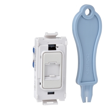 GUGRJ45WPW - Ultimate - RJ45 socket Grid system - 1 module - white ...