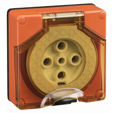 PDL56SO550LERO - Socket, 56 Series, 50A 500V 3-Phase 5-Round Pin IP66 ...