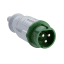82311 - PratiKa wander plug - straight - 16 A - 2P - 20...25 V AC ...