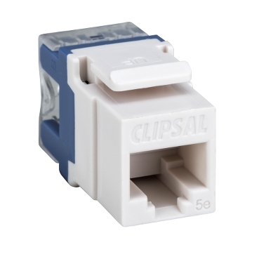 RJ45SMA5-WE - Connector, Clipsal Actassi, Category 5E, RJ45, Keystone ...