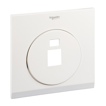 UDC31RJXPW - Ulti - 1 gang RJ45 data socket cover plate (pearl white ...