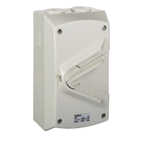 WHB320RG - 20A 440V Surface Mount Triple Pole Isolating Switch IP56 | Schneider Electric UK