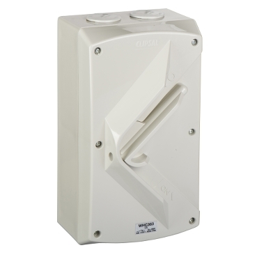 WHC363RG - 63A 440V Surface Mount Triple Pole Isolating Switch IP56 | Schneider Electric UK
