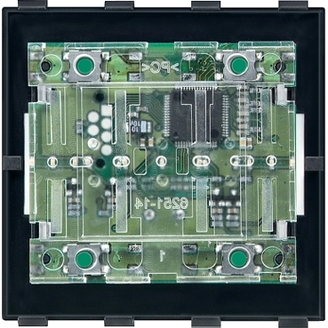 MTN626299 - KNX push-button module, 2-gang, Artec/Antique | Schneider ...