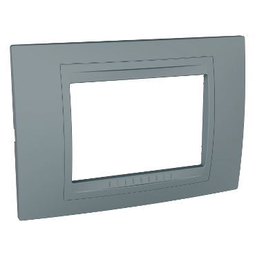 MGU4.103.58 - Unica Allegro - cover frame - 3 modules - technical grey ...