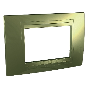 MGU4.103.64 - Unica Allegro - cover frame - 3 modules - golden ...