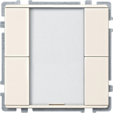 MTN628144 - Push-button, 2-gang plus, white, glossy, Artec/Trancent ...