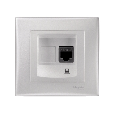 SDN4300260 - Sedna - single data outlet - RJ45 cat.5e UTP aluminium ...