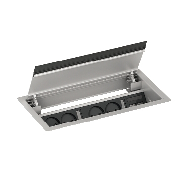 INS40627 - OptiLine 50 - service box - flush box - with lid - 2x2 ...