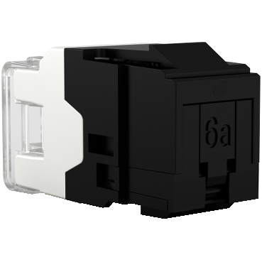 VDIB1774XUBK - Actassi S-110 Connector RJ45 Keystone Unshielded Cat6A ...