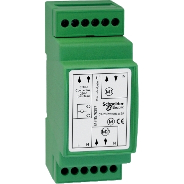 MTN576397 - Multiple control relay for roller shutters REG | Schneider ...