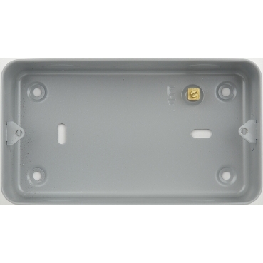 GBGS02 - Exclusive Metal clad - surface grid mounting box - 3...4 gangs ...