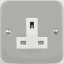 GMC131S - "Exclusive Metal clad - socket-outlet - 13 A - 1 gang - matt ...