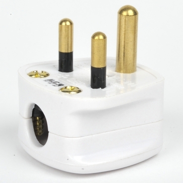 TOP2AR - Exclusive - round 3 pin plug - 2A - white | Schneider Electric UAE