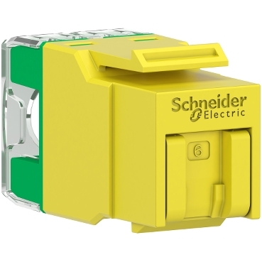 VDIB17346UYL - Actassi S-110 Connector RJ45 Keystone Unshielded Cat6 ...