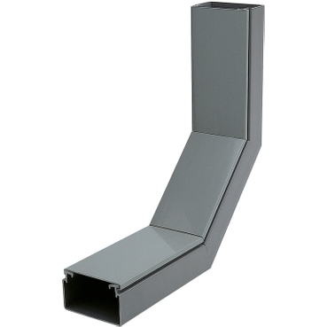 4316661 - Polinorma - 90° internal riser with cover - 100x600 mm - grey ...