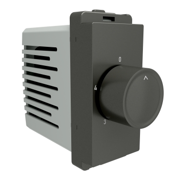 P3100_PG_N - Fan regulator, Livia, step type, 1 gang, 1 module, painted ...