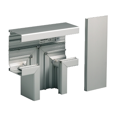 5507140 - INKA 123/72 Kanal T-Stück, Aluminium natureloxiert Typ:INKA ...