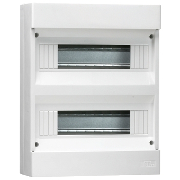 10228 - Mini Pragma L surface enclosure - IP30 - 2 x 12 modules ...