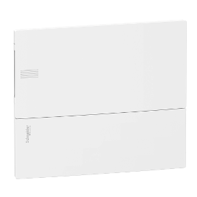 MIP22112 - mini Pragma recessed enclosure - 1 x 12 modules - plain door ...