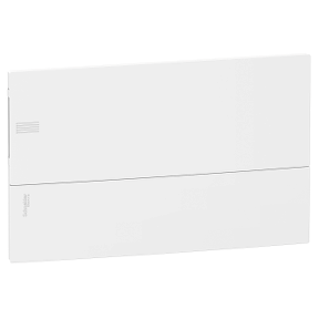 MIP22118 - mini Pragma recessed enclosure - 1 x 18 modules - plain door ...