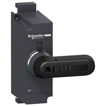 LV480532 - Direct front rotary handle, FuPact INFD200 to INF250, black ...