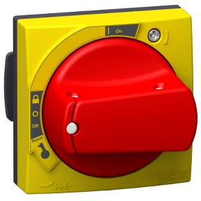 GVAPR65 - Rotary handle, TeSys GV2-GV3-U, IP65, red handle, without ...