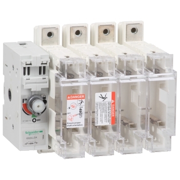 GS2LLG4 - Switch disconnector fuse, TeSys GS, 4P, 160A, fuse type DIN ...