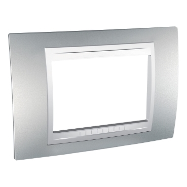 MGU6.103.30 - Unica Top - cover frame - 3 modules - aluminium ...